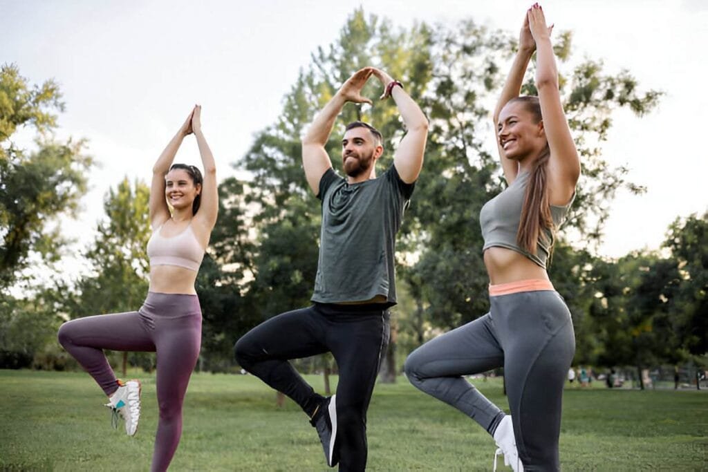 Get Active And Healthy Life With 3 Person Yoga Poses